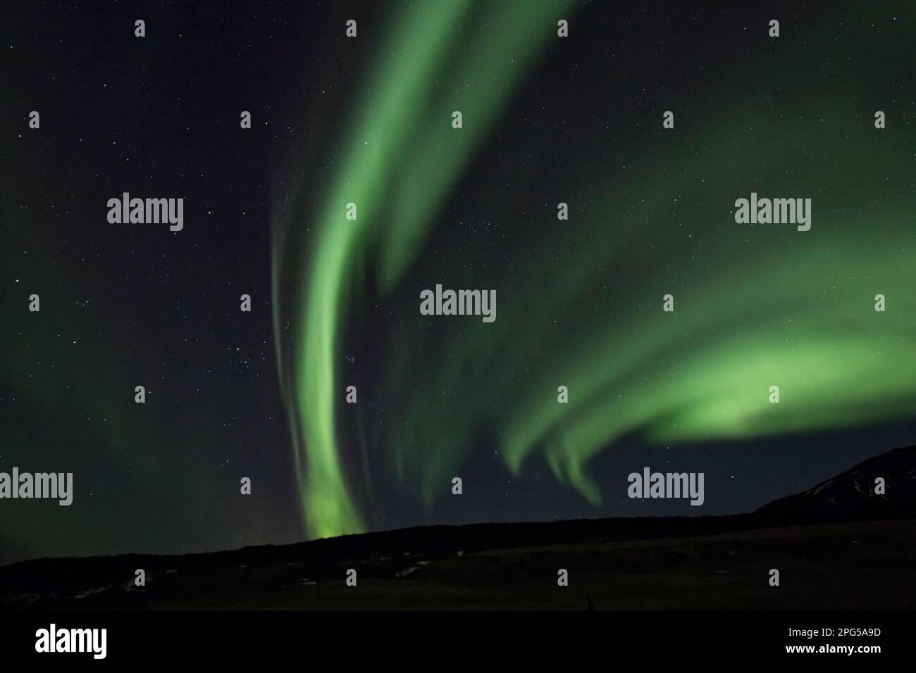 Northern lights, Iceland, Aurora Borealis Stock Photo - Alamy