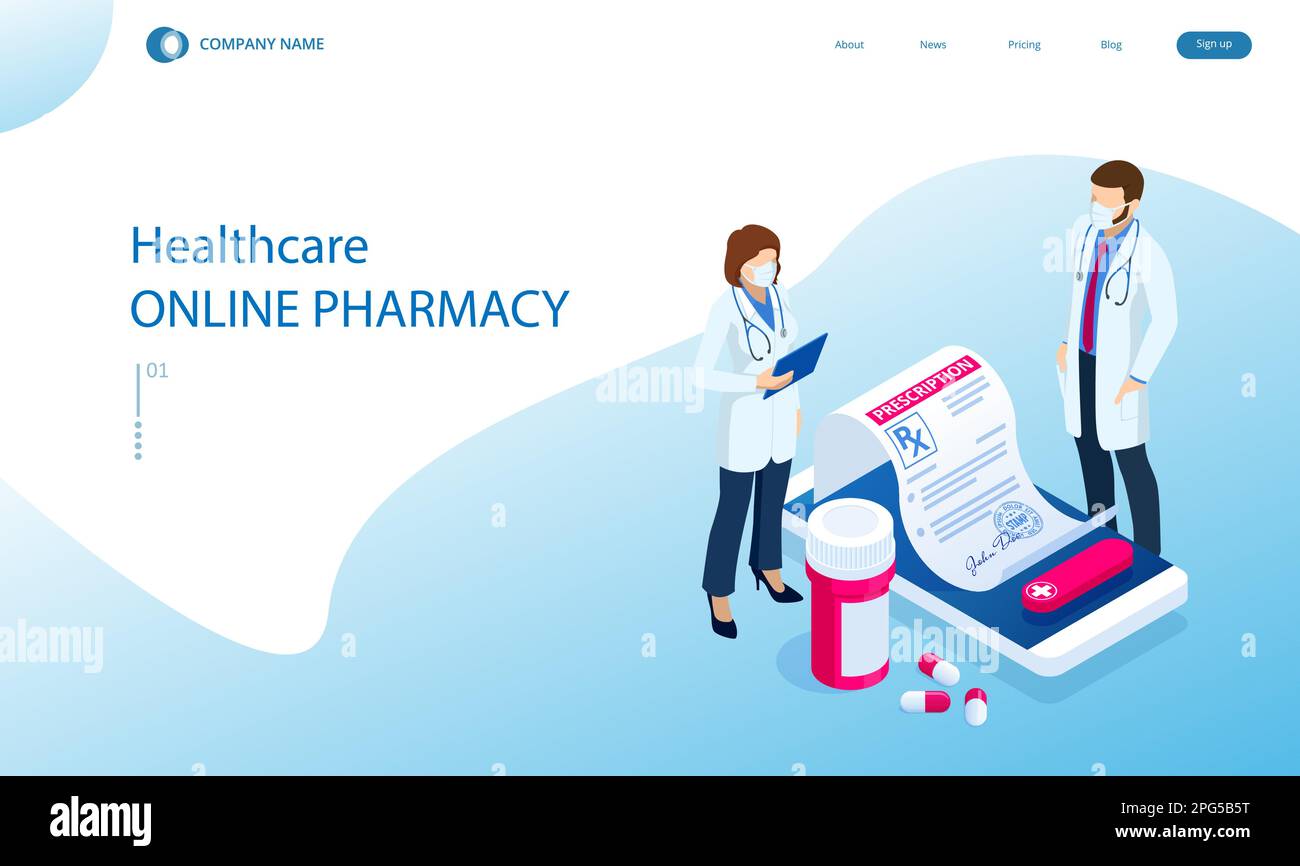 Woman buying product at drug store Stock Vector Images - Alamy