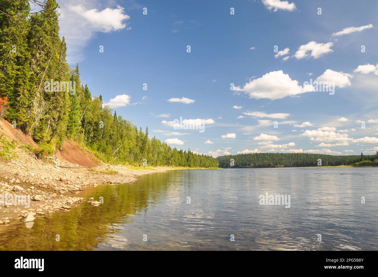 Yugyd-va National Park, UNESCO site "Virgin Forests of Komi". The ...