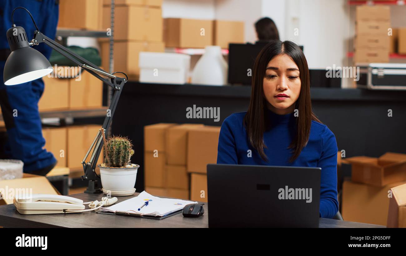 Asian person trying improve orders hi-res stock photography and images - Alamy