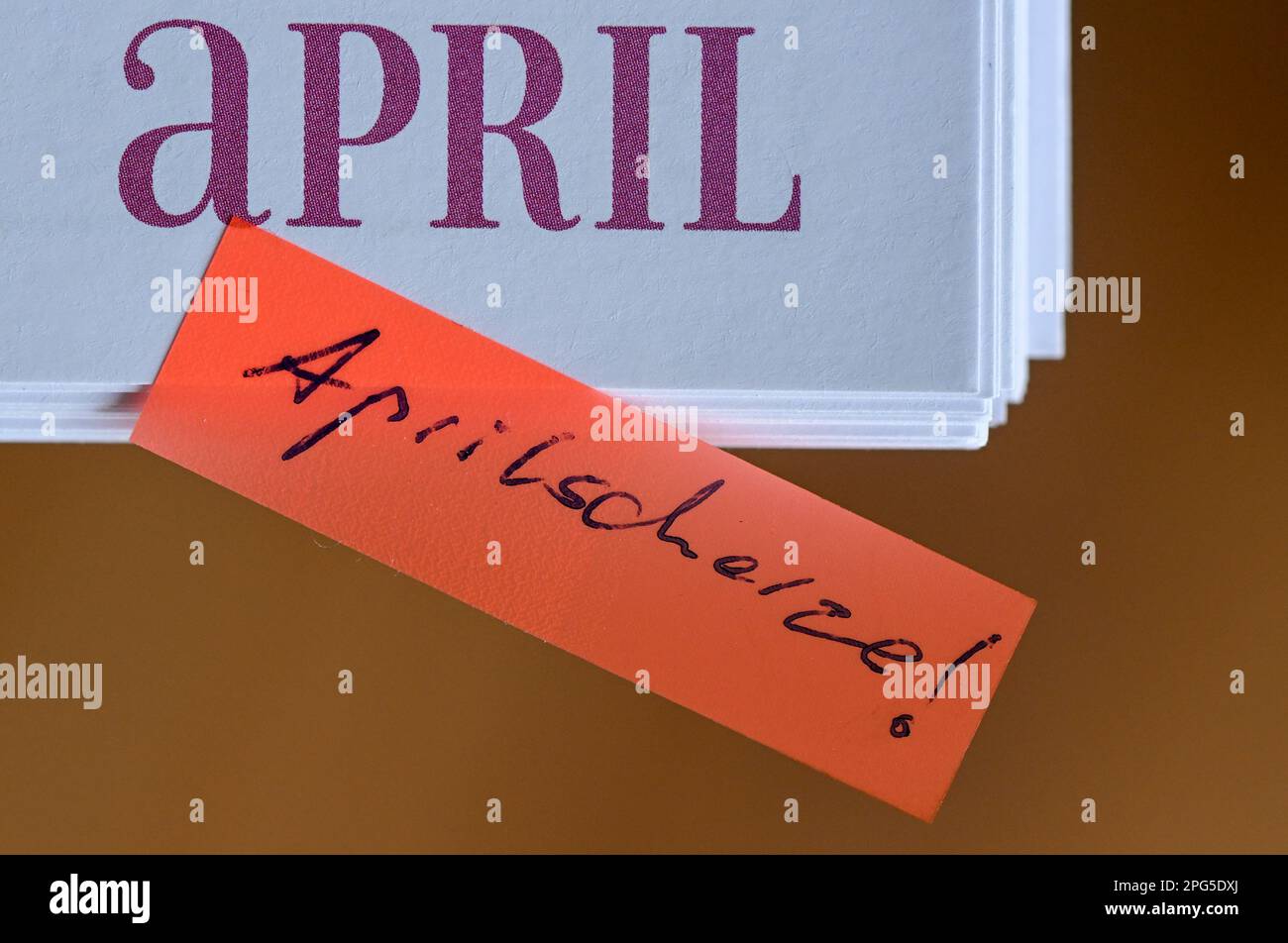 Berlin, Germany. 17th Mar, 2023. ILLUSTRATION - A sticky note with the ...