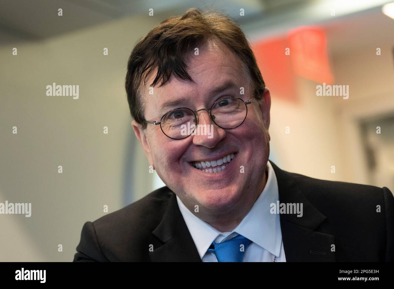 Washington, DC. 20th Mar, 2023. Jeremy Swift smiles for photos at the ...