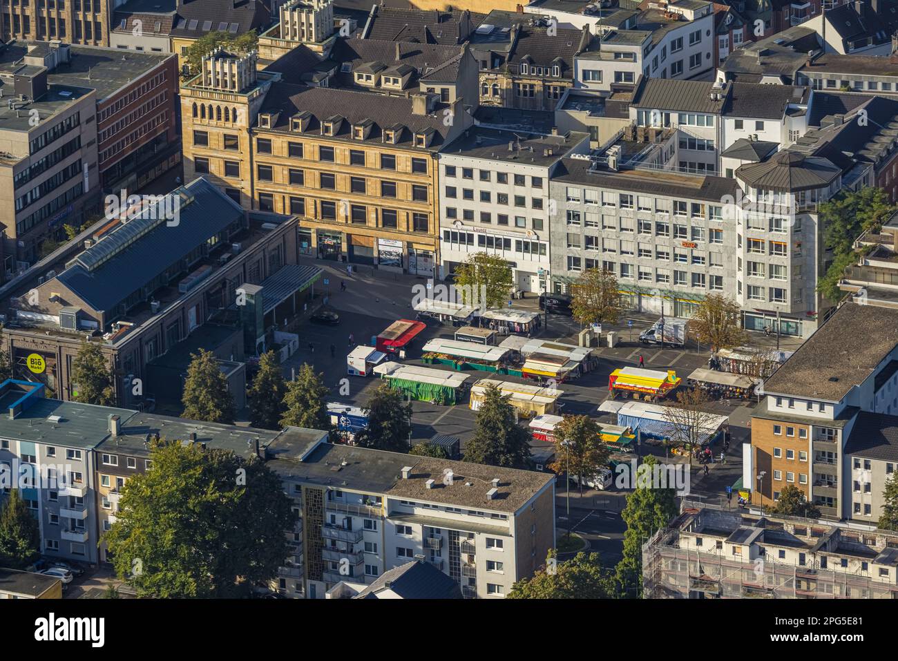 High street pedestrian zone city buer mitte with market hall hi-res stock photography and images ...