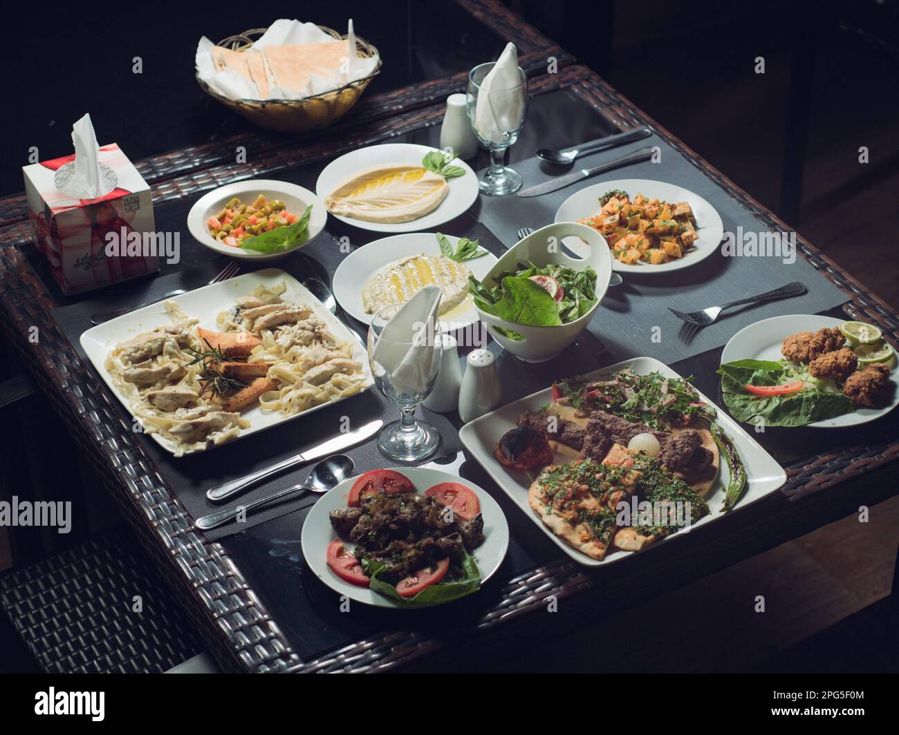 Restaurant menu various dishes hi-res stock photography and images - Alamy