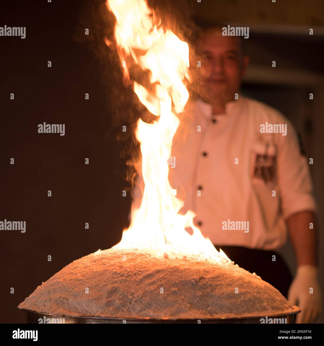 Flame food flambe hi-res stock photography and images - Alamy