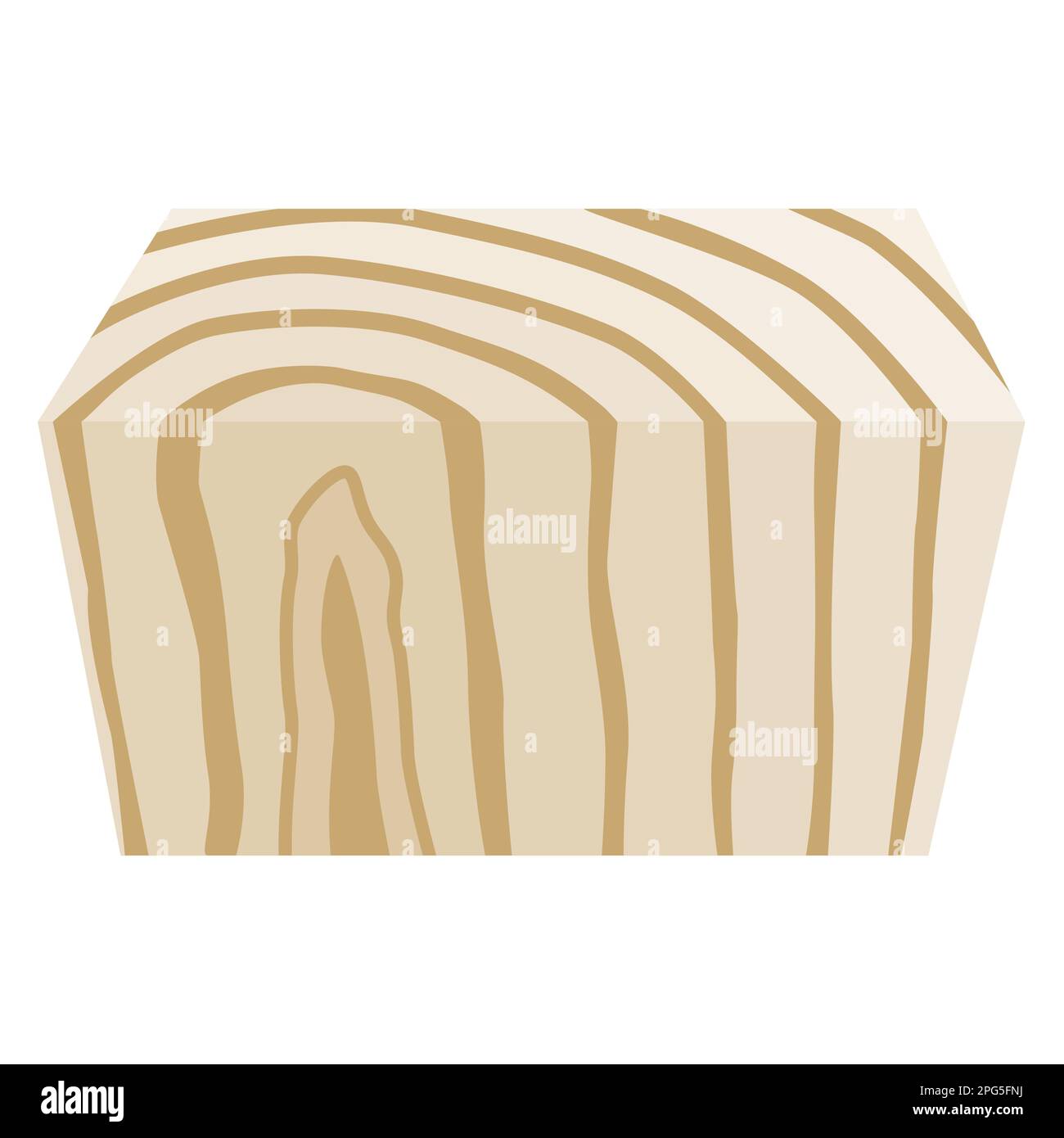 Plank stump timber piece Stock Vector Images - Alamy