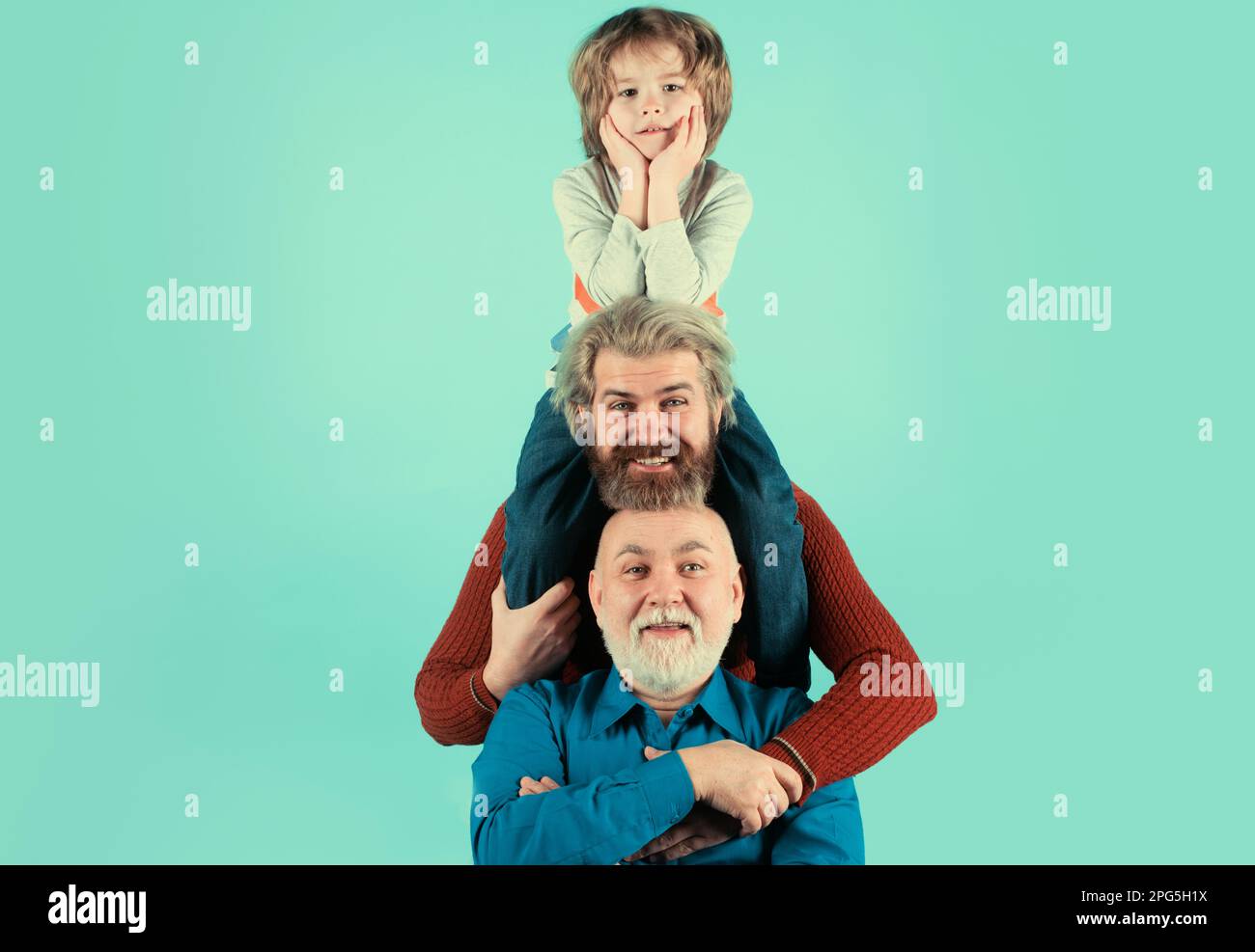 Generation of people and stages of growing up, isolated. Men generation ...