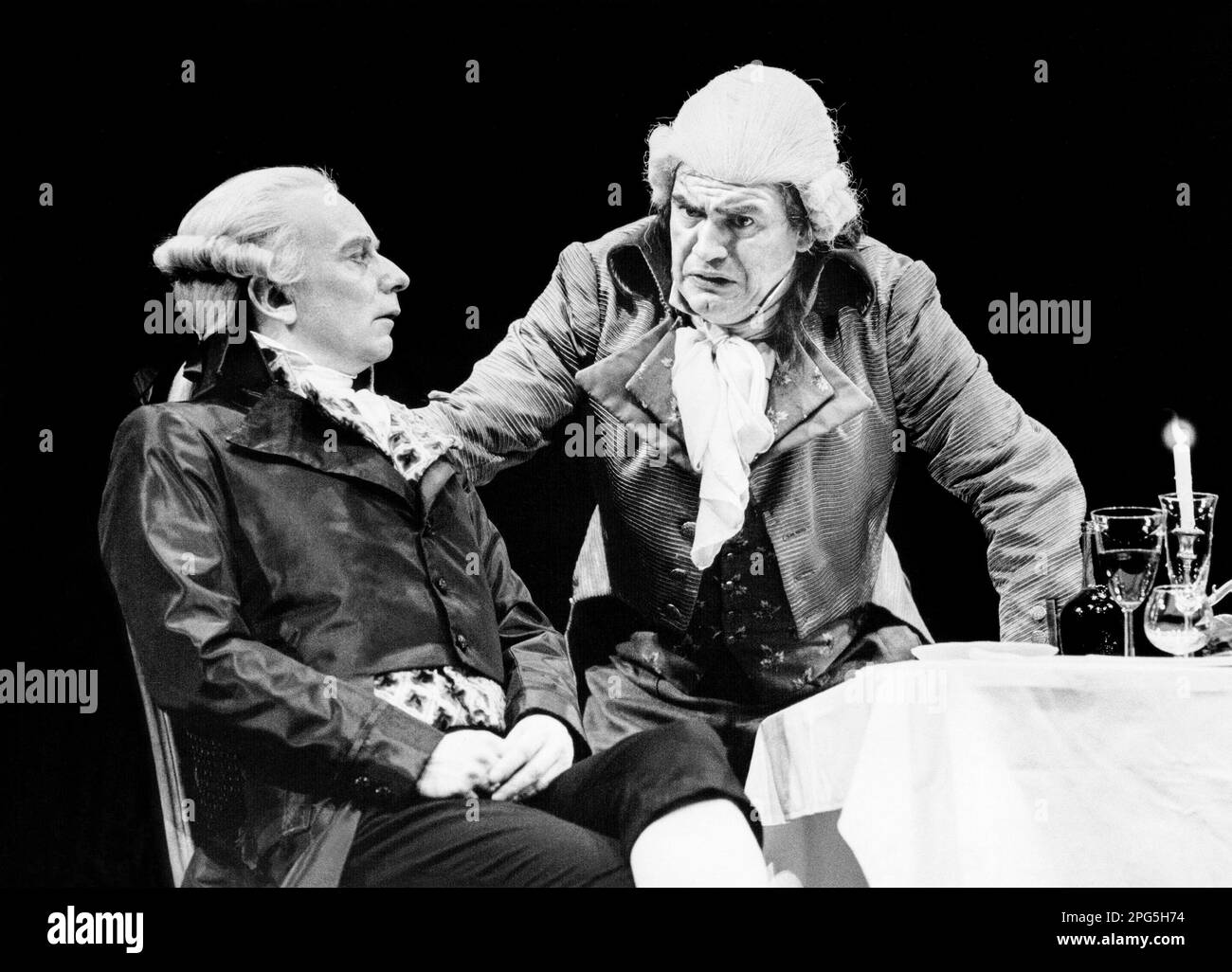l-r: Ian McDiarmid (Maximilien Robespierre), Brian Cox (Georges-Jacques ...