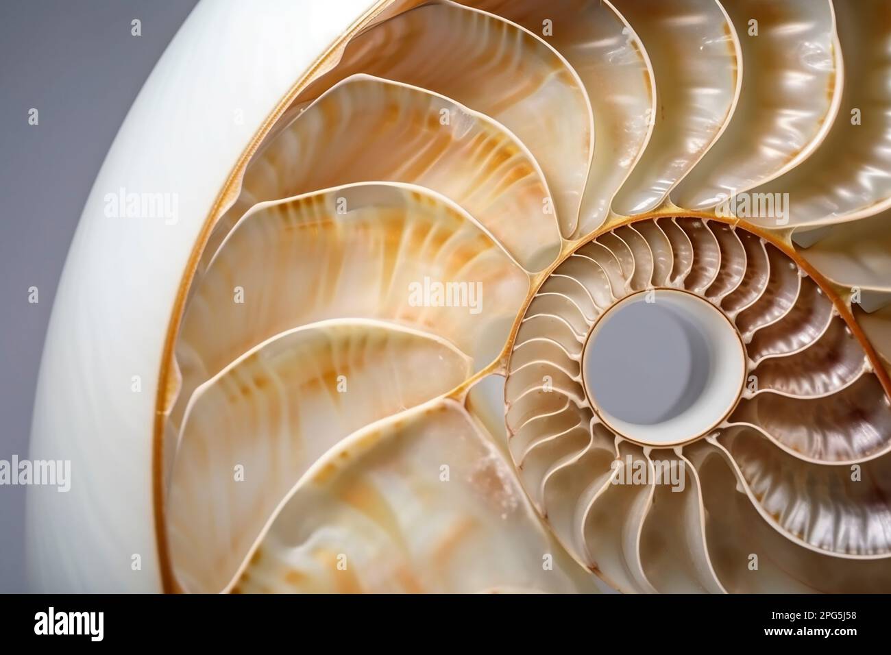 Inside of nautilus shell hi-res stock photography and images - Alamy