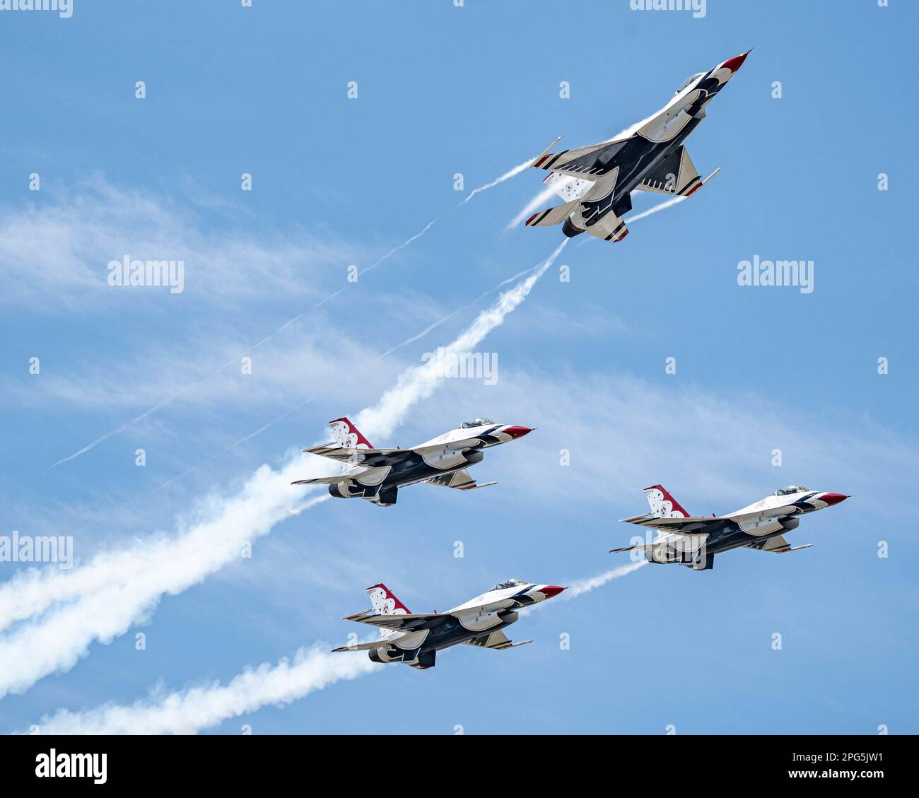 The United States Air Force Air Demonstration Squadron "Thunderbirds ...
