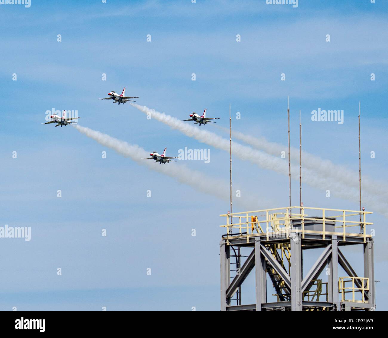 The United States Air Force Air Demonstration Squadron "Thunderbirds ...