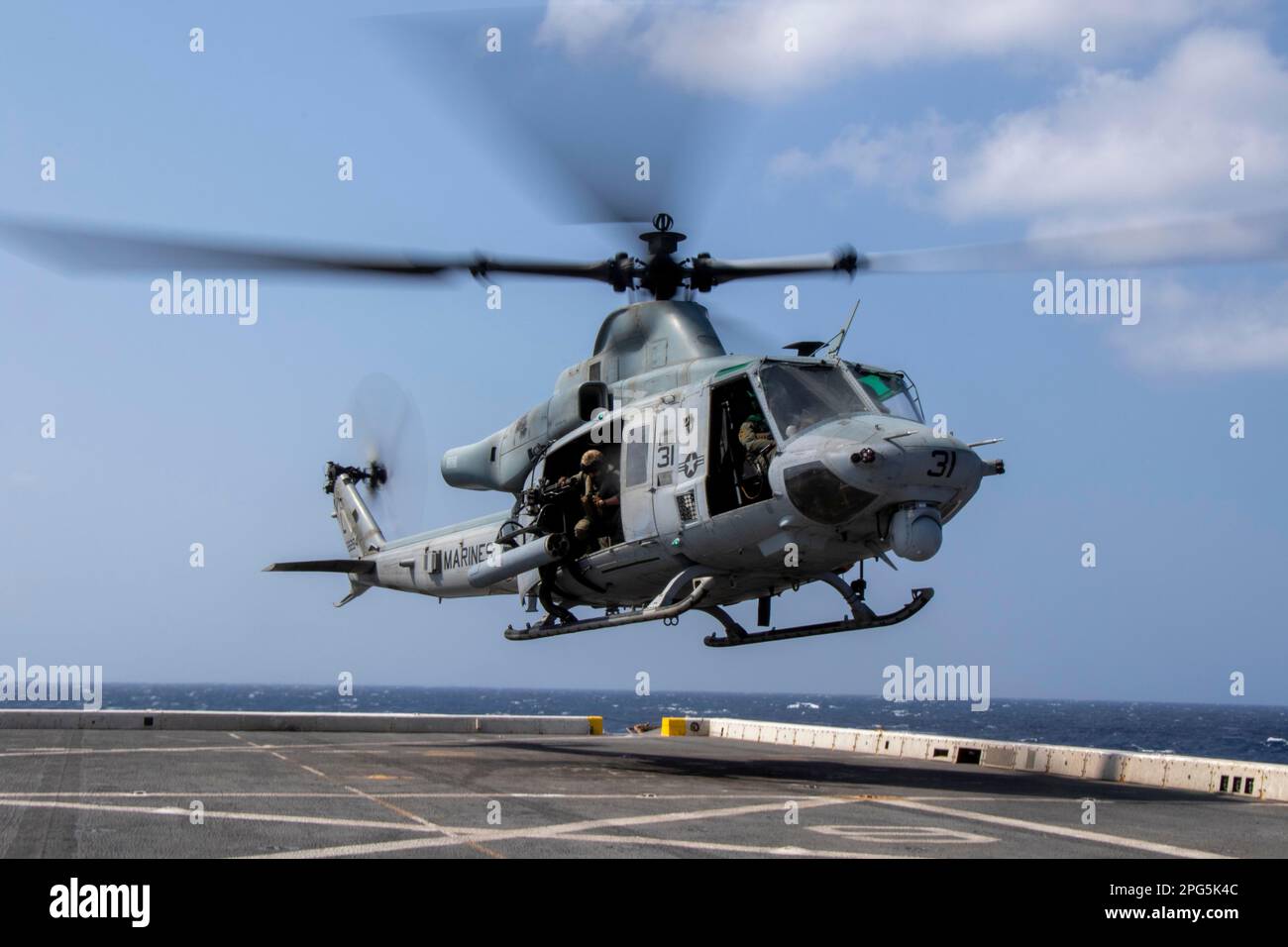 SOUTH CHINA SEA (March 13, 2023) – A UH-1Y Venom, assigned to Marine ...