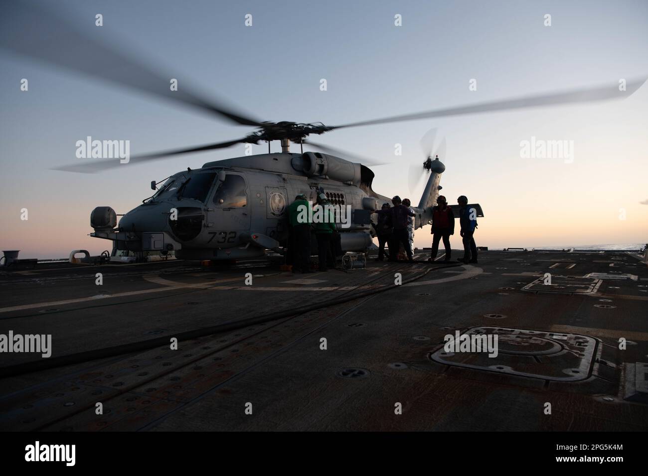 230316-N-MG537-2071 MEDITERRANEAN SEA (March 16, 2023) Sailors aboard ...