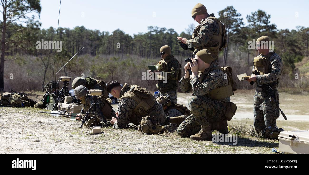 U.S. Marines with 1st battalion, 8th Marine regiment, 2d Marine ...
