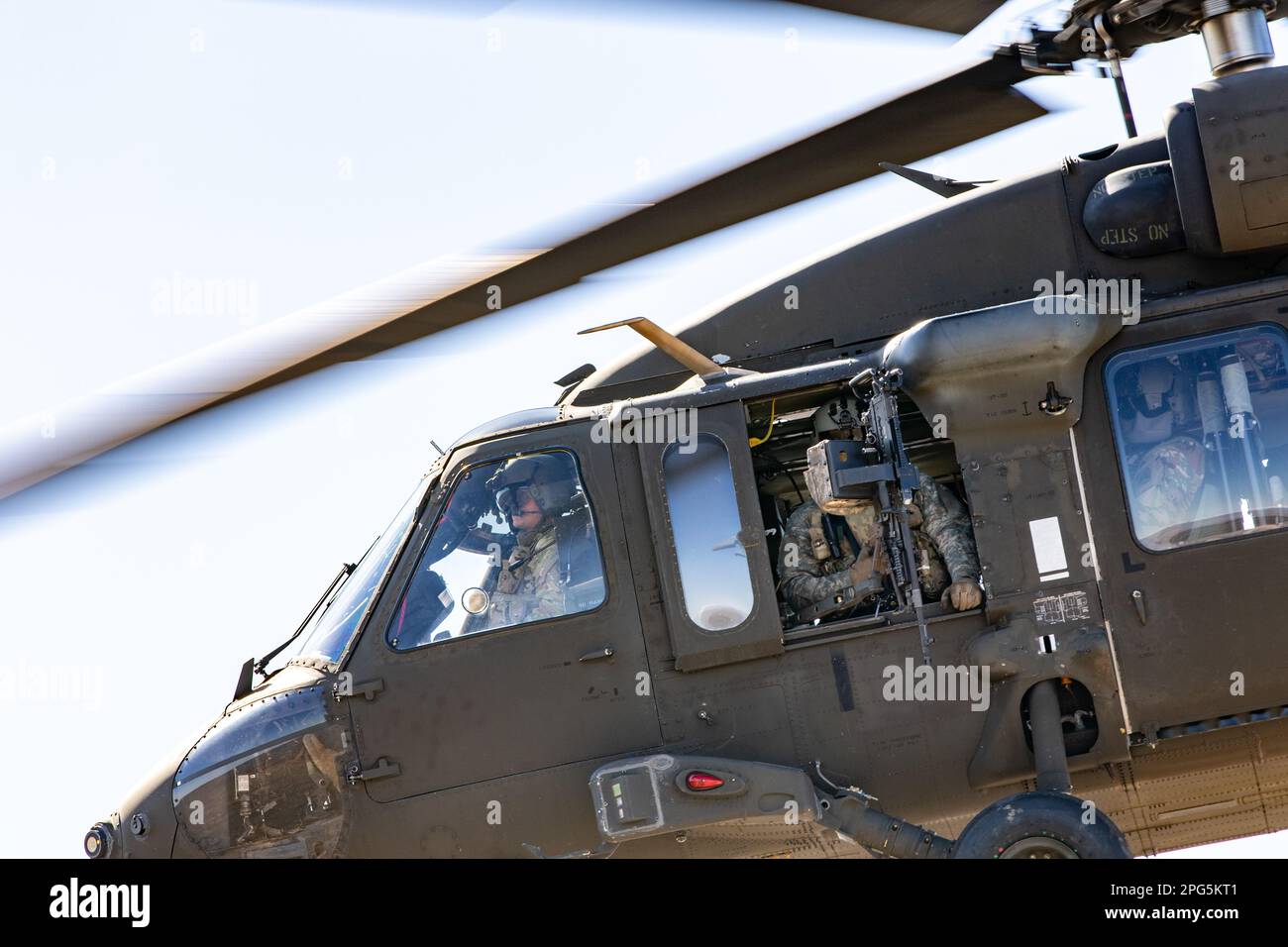 An aircrew assigned to Alpha Company, 2-158 Assault Helicopter ...