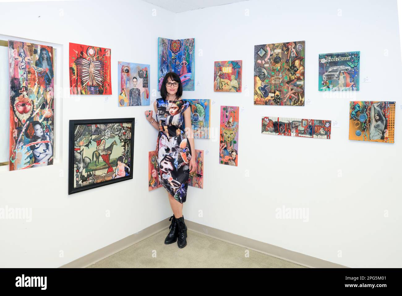 Santa Monica, California, USA. 16th February, 2023. Artist Ginger Lou ...