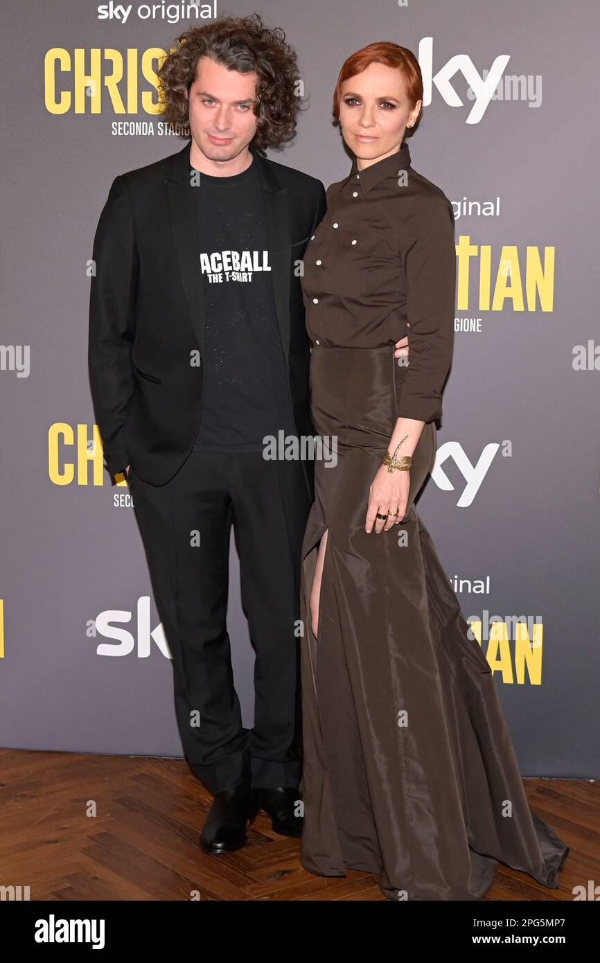 Rome, Italy. 20th Mar, 2023. Stefano Lodovichi (l) and Camilla Filippi ...
