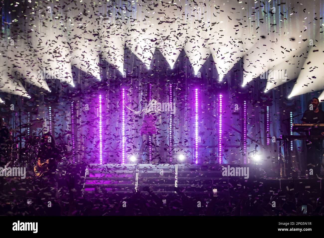 BRIGHTON, ENGLAND: Carly Rae Jepsen performs on stage at the Brighton ...