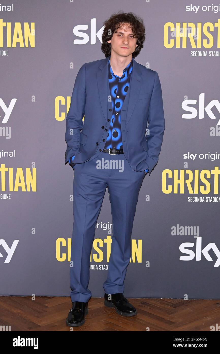 Rome, Italy. 20th Mar, 2023. Antonio Bannò attends the red carpet of ...