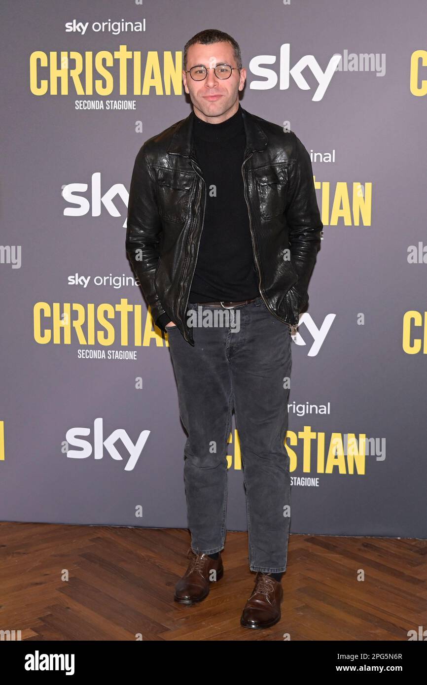 Rome, Italy. 20th Mar, 2023. Gabriel Montesi attends the red carpet of ...