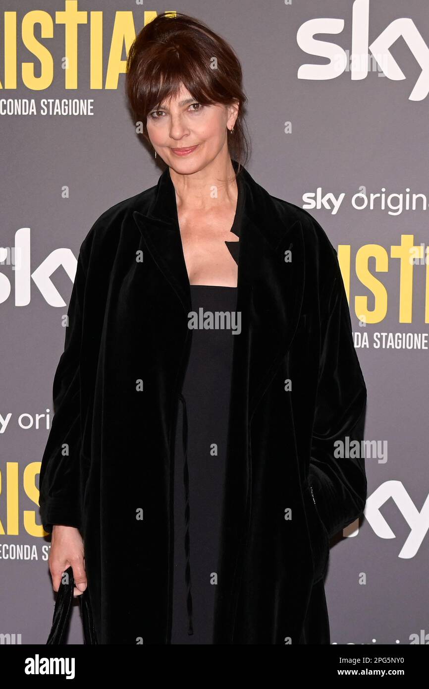 Rome, Italy. 20th Mar, 2023. Laura Morante attends the red carpet of ...