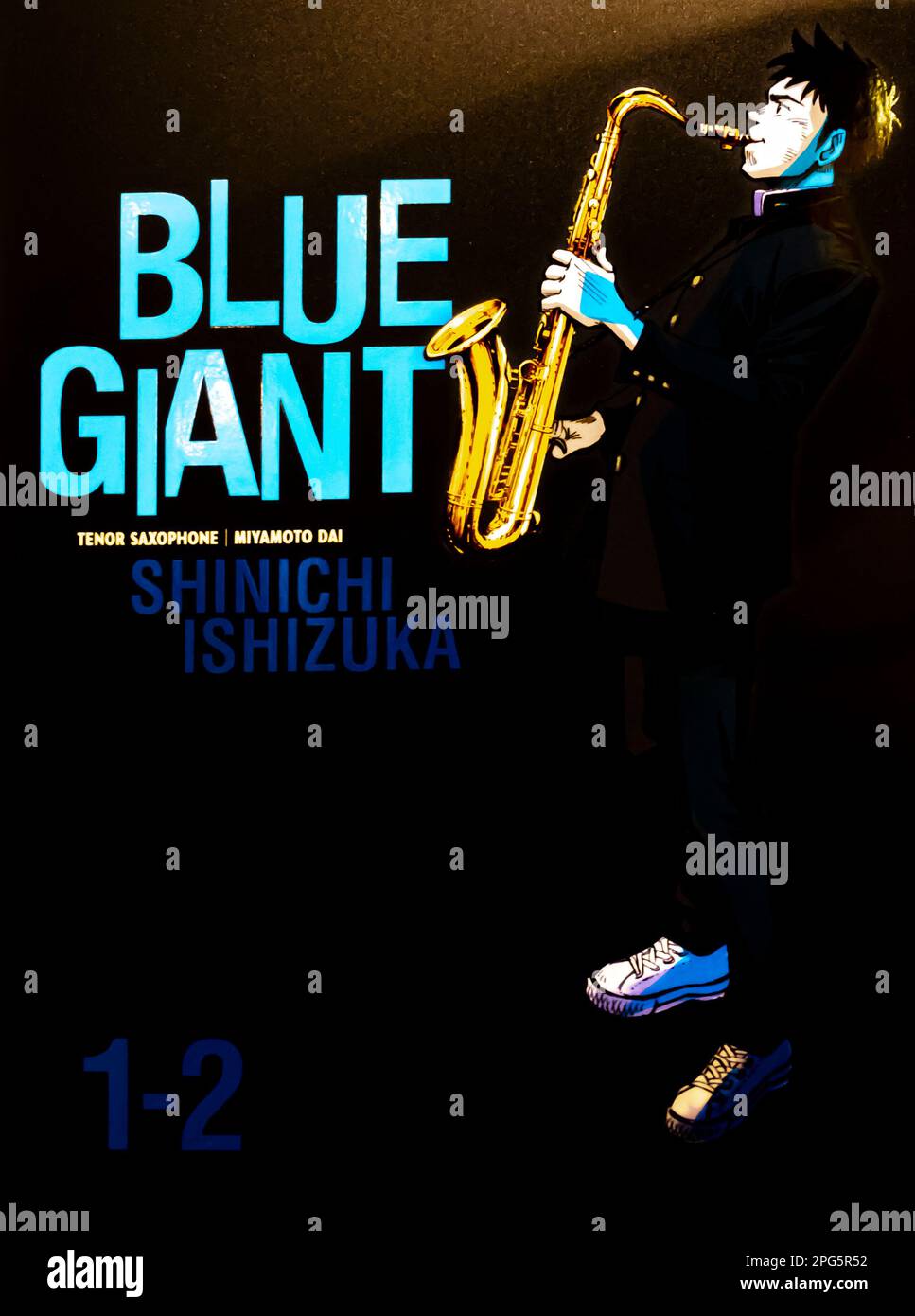 Blue Giant Manga series by Shin'ichi Ishizuka Stock Photo - Alamy