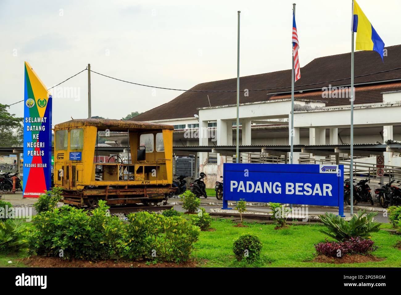 Padang Besar, Malaysia - January 28, 2023: Exterior of the Padang Besar ...