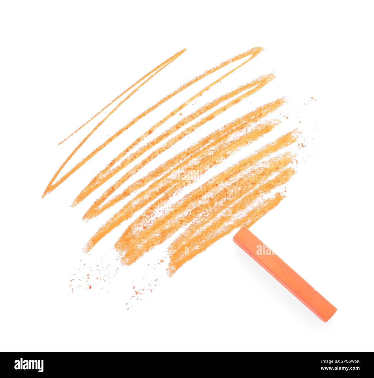 Orange Pencil Scribble