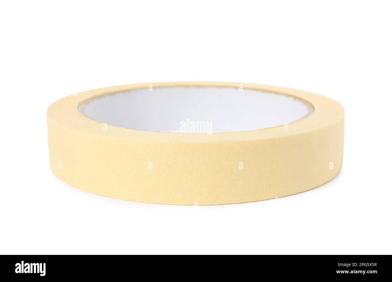 Roll of adhesive tape isolated on white Stock Photo - Alamy