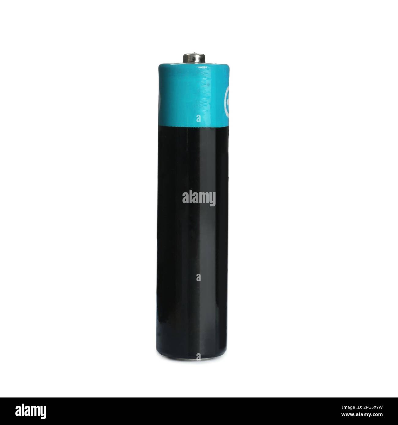 New AAA battery isolated on white. Dry cell Stock Photo - Alamy