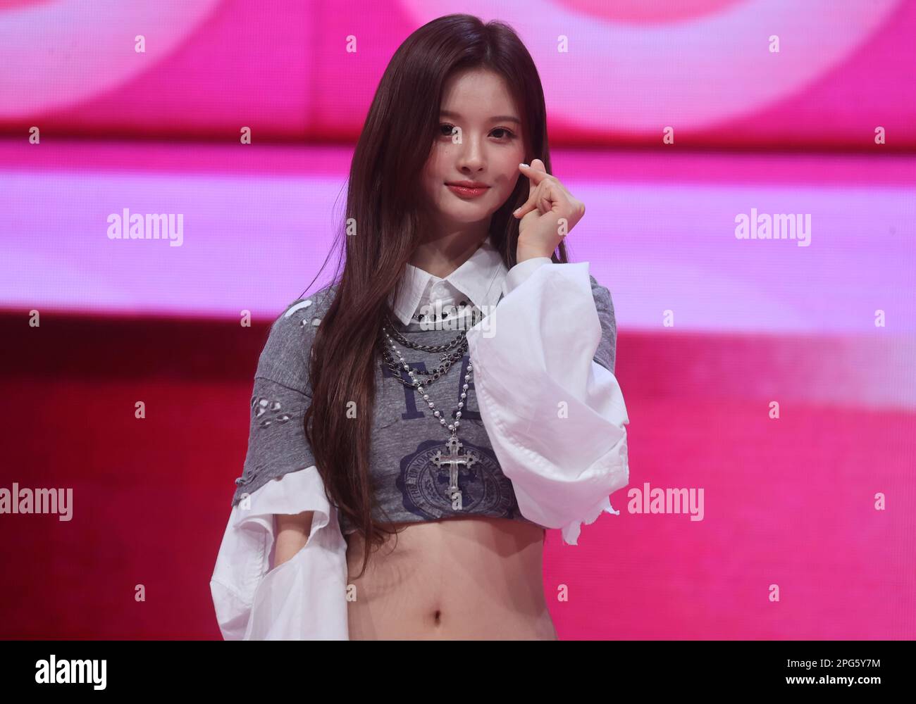 21st Mar, 2023. S. Korean girl group NMIXX Sullyoon, a member of South ...