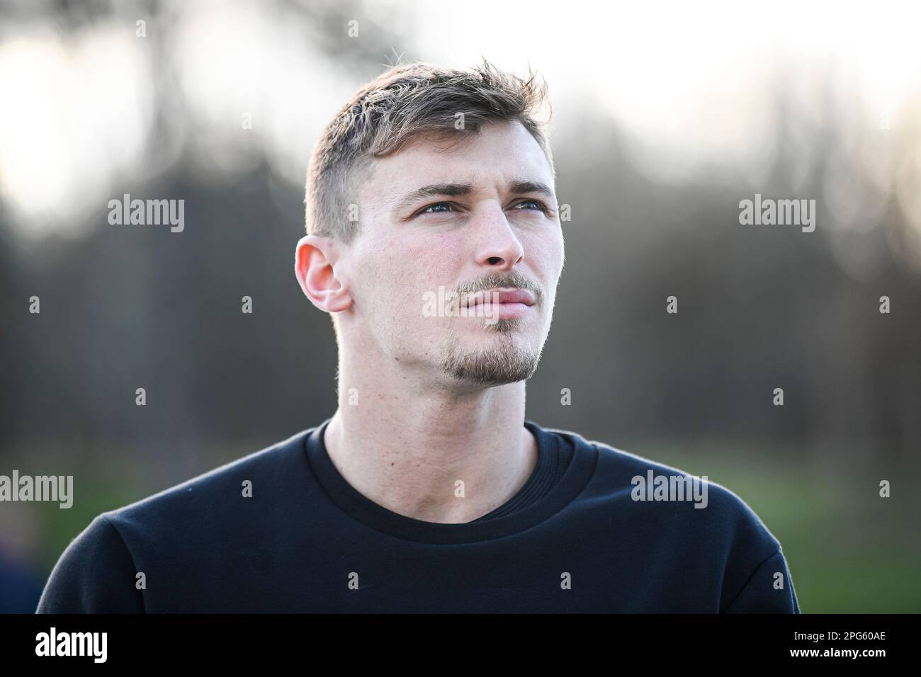 Maxime Grousset during a new swimming competition, the Giant Open on ...