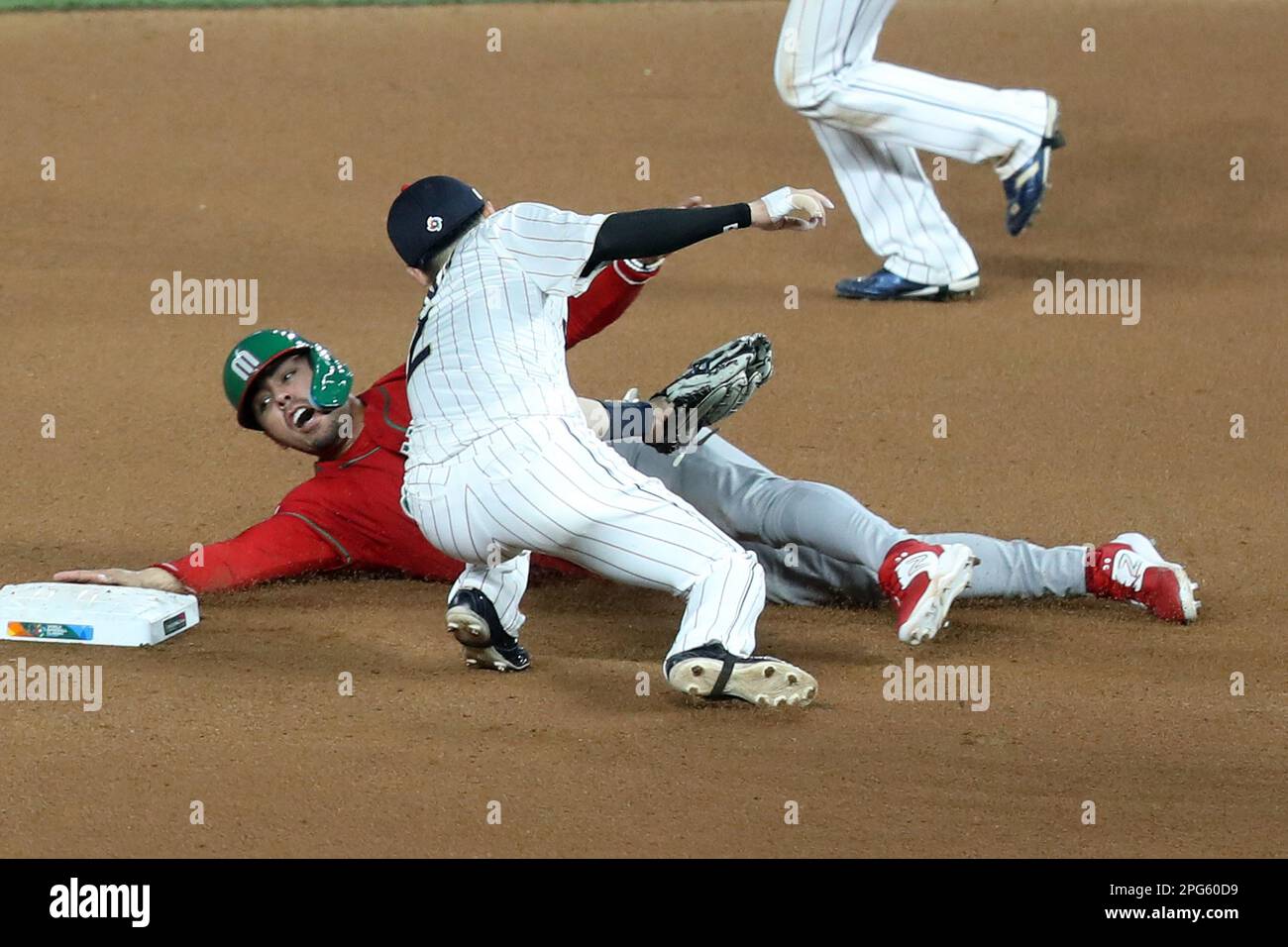 Miami, United States. 20th Mar, 2023. Mexico's Alan Trejo (13) is ...