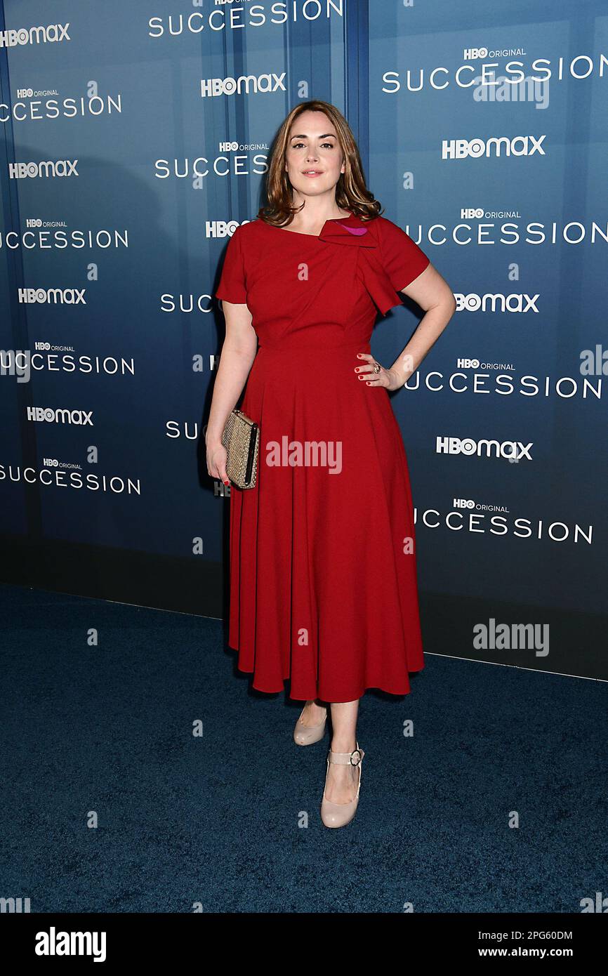 Lucy Prebble attends HBO's "Succession" red carpet premiere for the ...