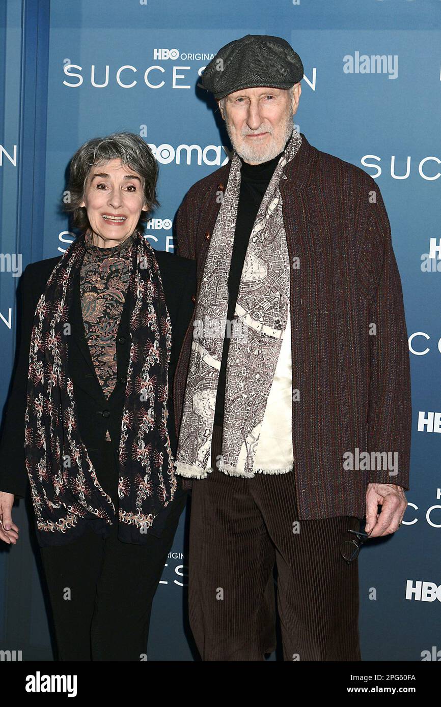 James Cromwell and wife Anna Stuart attend HBO's "Succession" red ...