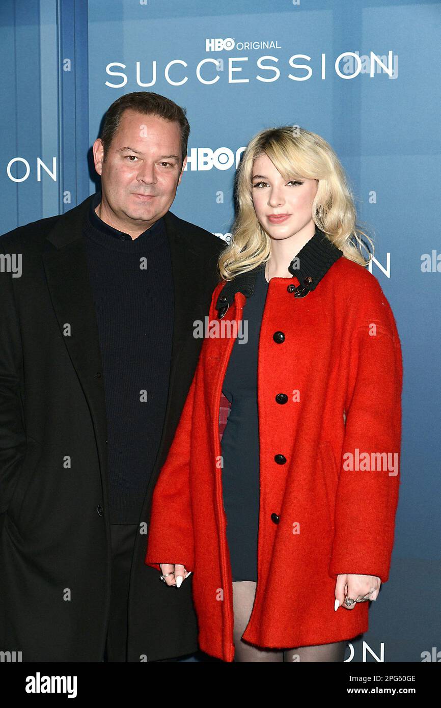 Kevin Messick attends HBO's "Succession" red carpet premiere for the ...