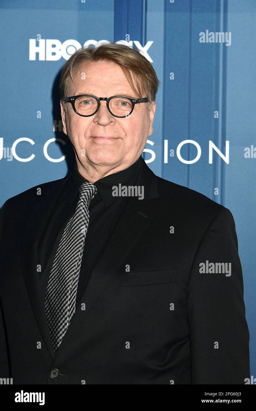 David Rasche attends HBO's "Succession" red carpet premiere for the ...