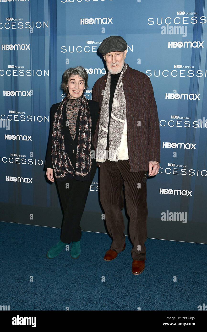 James Cromwell and wife Anna Stuart attend HBO's "Succession" red ...