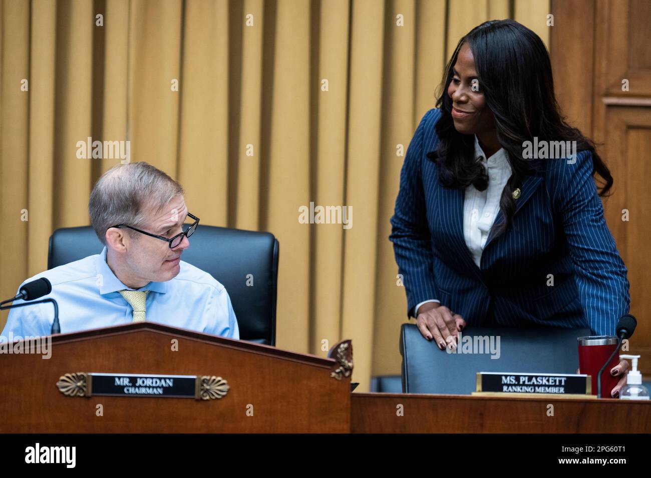 UNITED STATES - MARCH 9: Chairman Rep. Jim Jordan, R-Ohio, and ranking ...