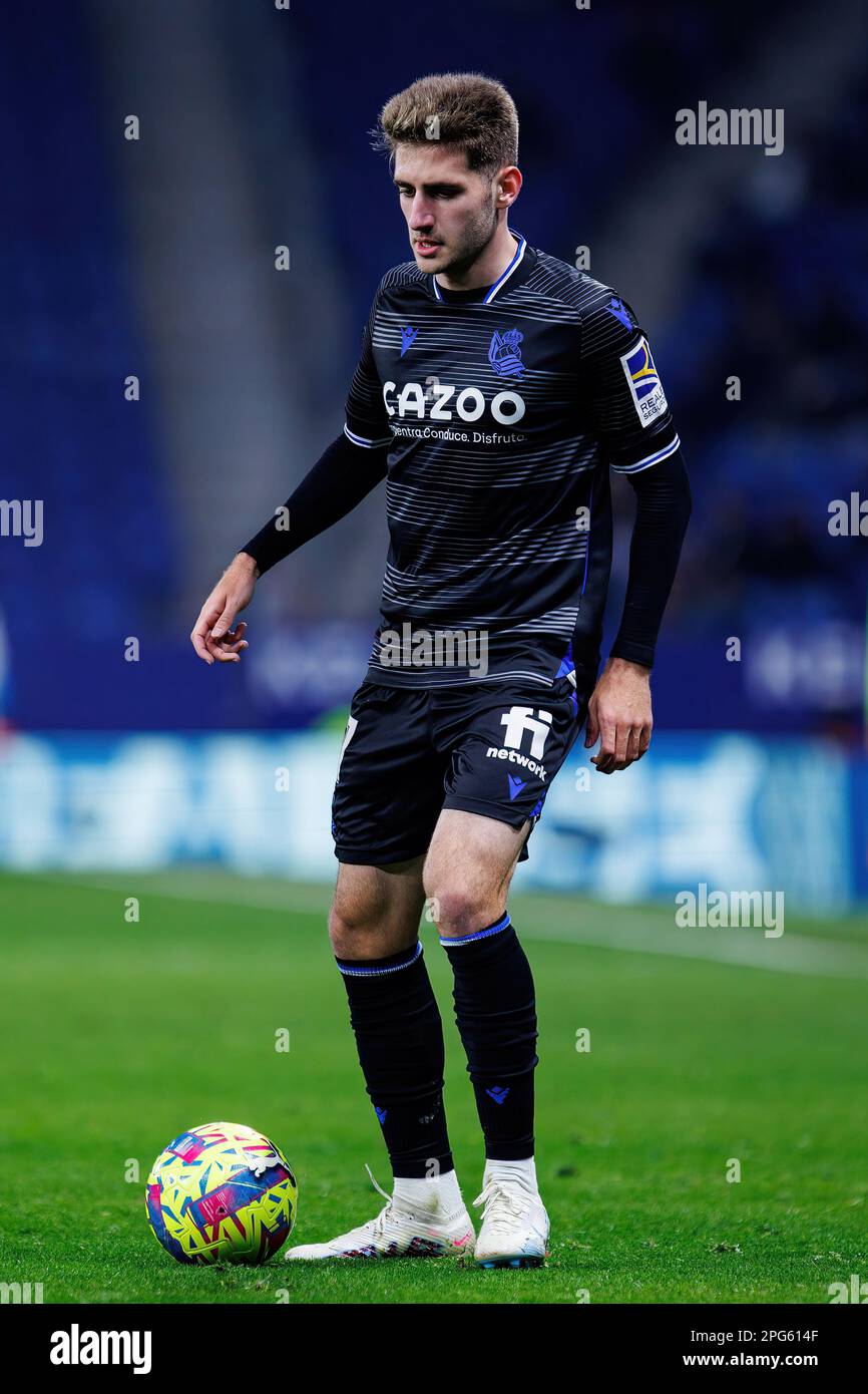 BARCELONA - FEB 13: Robert Navarro in action during the LaLiga match ...