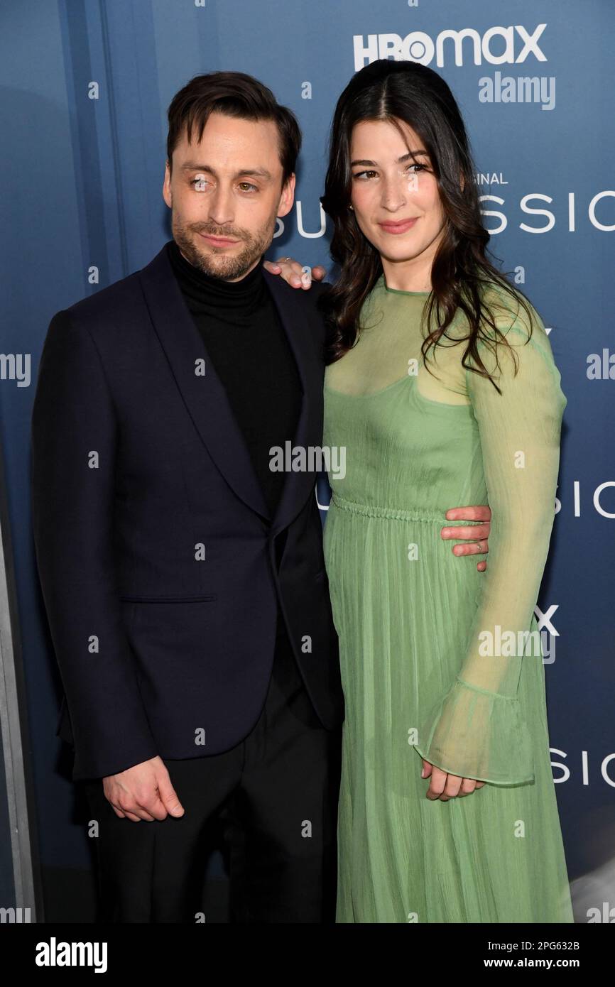 New York, USA. 20th Mar, 2023. Kieran Culkin and Jazz Charton attend ...