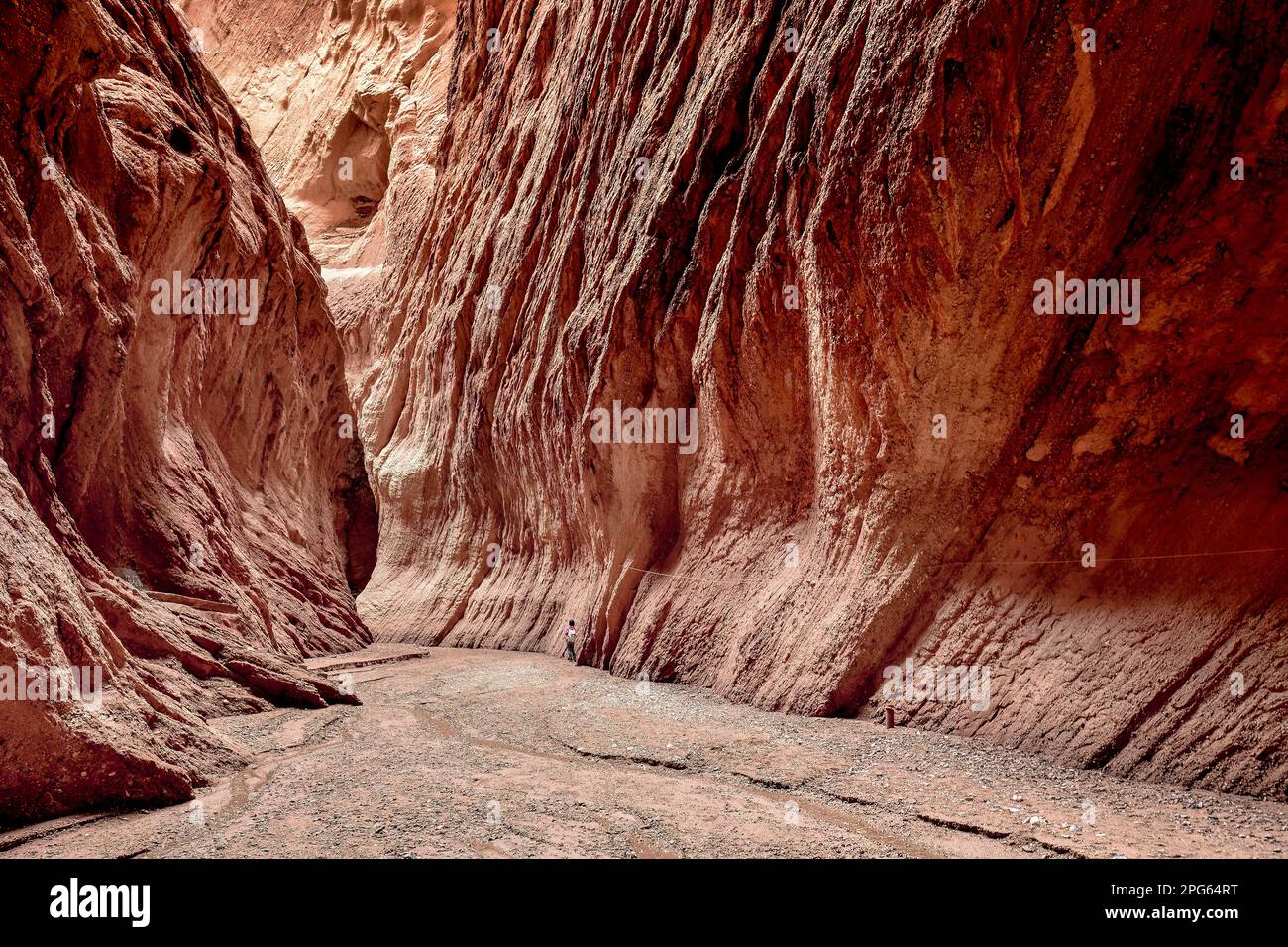 The Tianshan Grand Canyon is a popular tourist destination known for ...