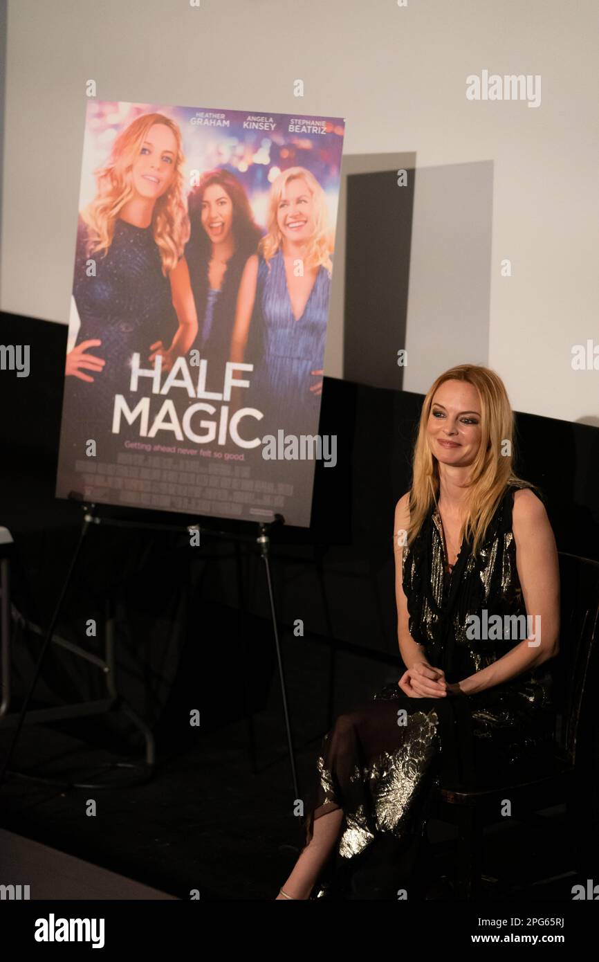Heather Graham at the Half Magic Screening Stock Photo - Alamy