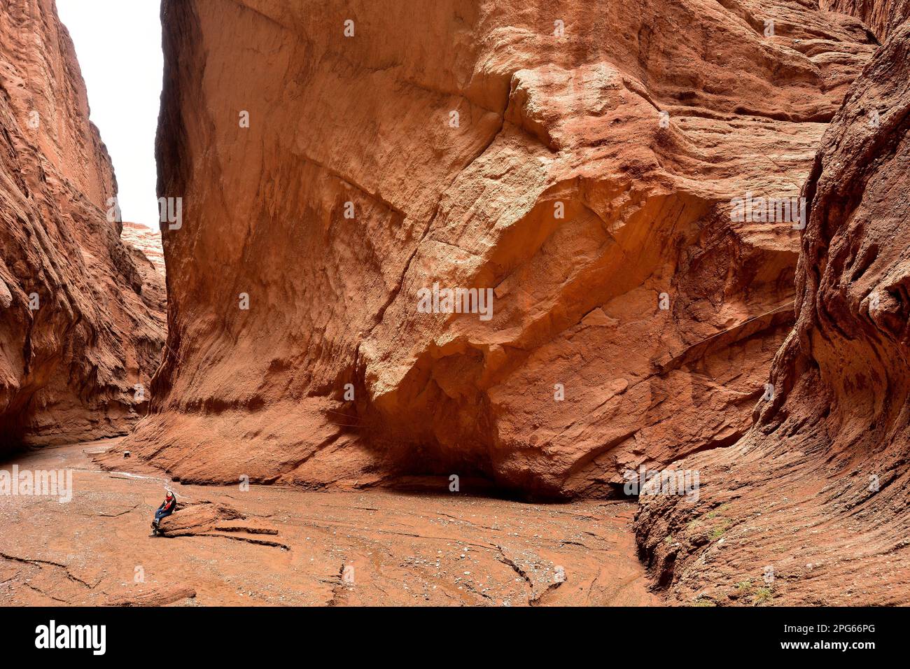 The Tianshan Grand Canyon is a popular tourist destination known for ...