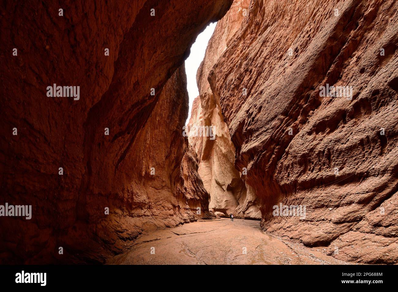 The Tianshan Grand Canyon is a popular tourist destination known for ...