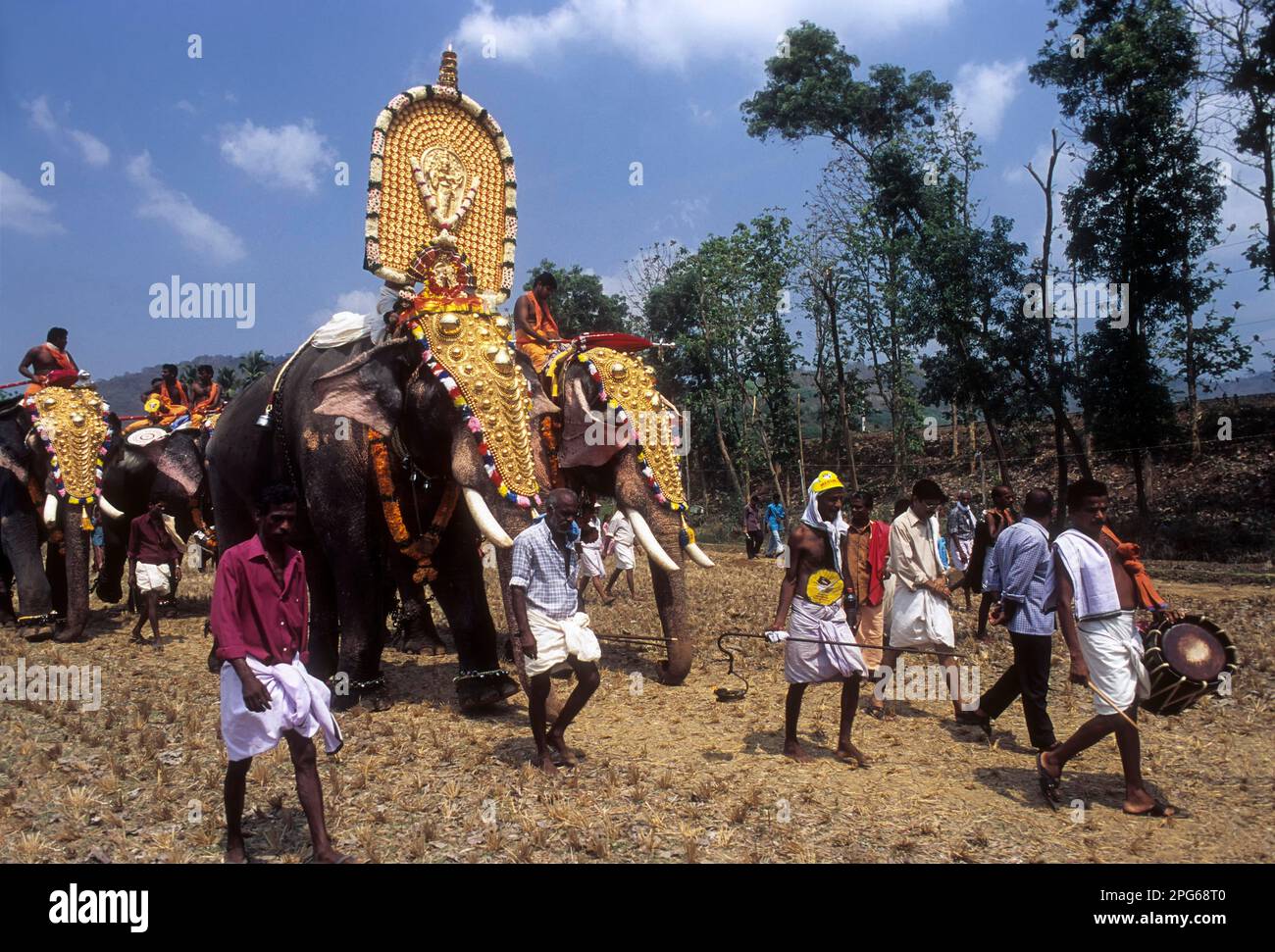 Uthralikavu Pooram festival in Wadakanchery near Thrissur or Trichur ...