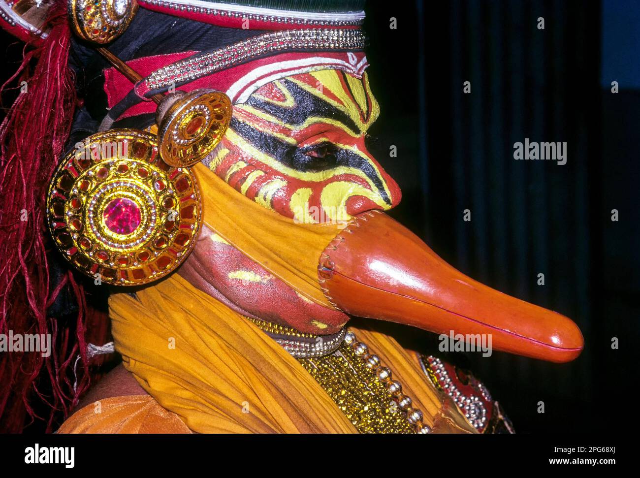 A bird character in Kathakali, usually Hamsam, Swan in Kerala ...