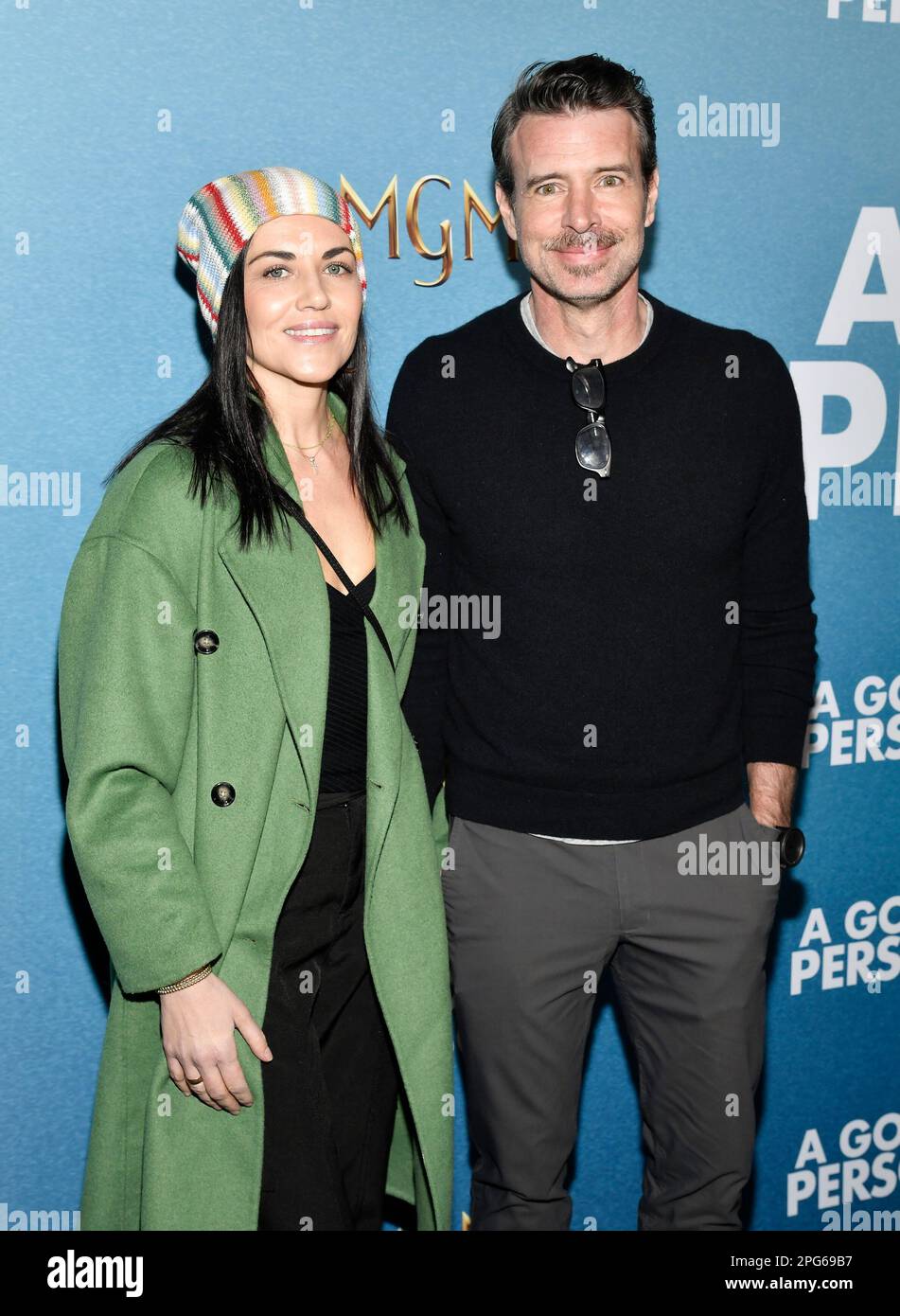 Scott Foley, right, and Marika Dominczyk attend a special screening of ...