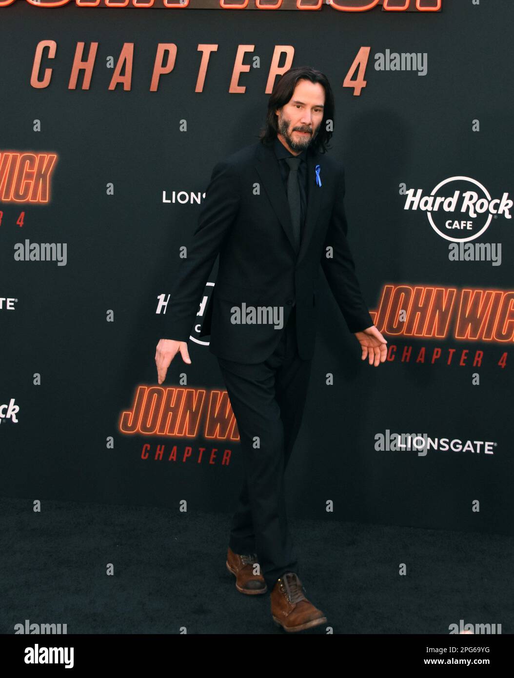 Hollywood, California, USA 20th March 2023 Actor Keanu Reeves attends ...