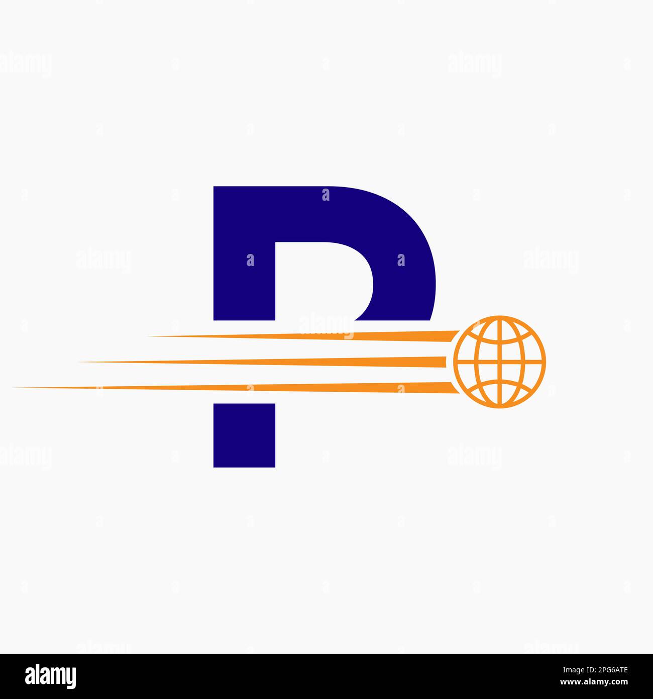 Point p logo Stock Vector Images - Alamy